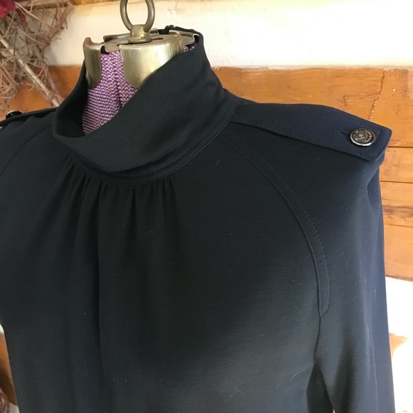 Basler | Dresses | Basler Black Jersey Dress With Slit Pockets And ...